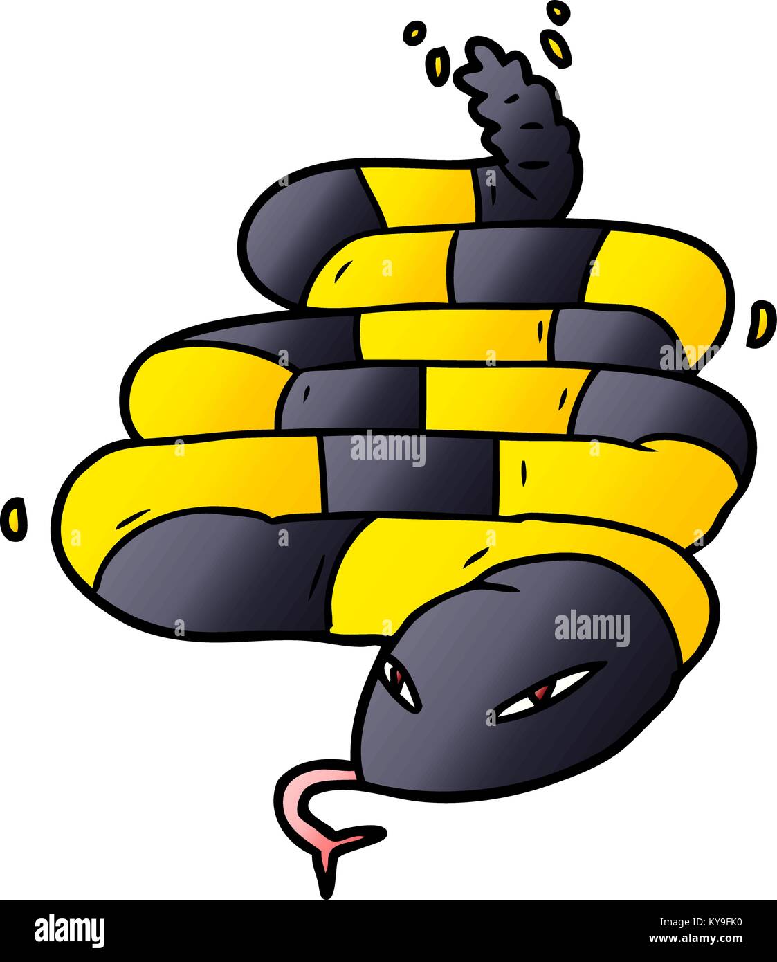 cartoon poisonous snake Stock Vector Image & Art - Alamy