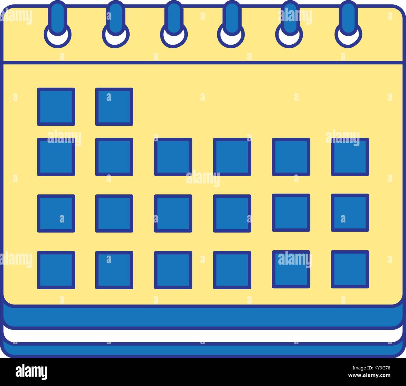 Full schedule Stock Vector Images - Alamy