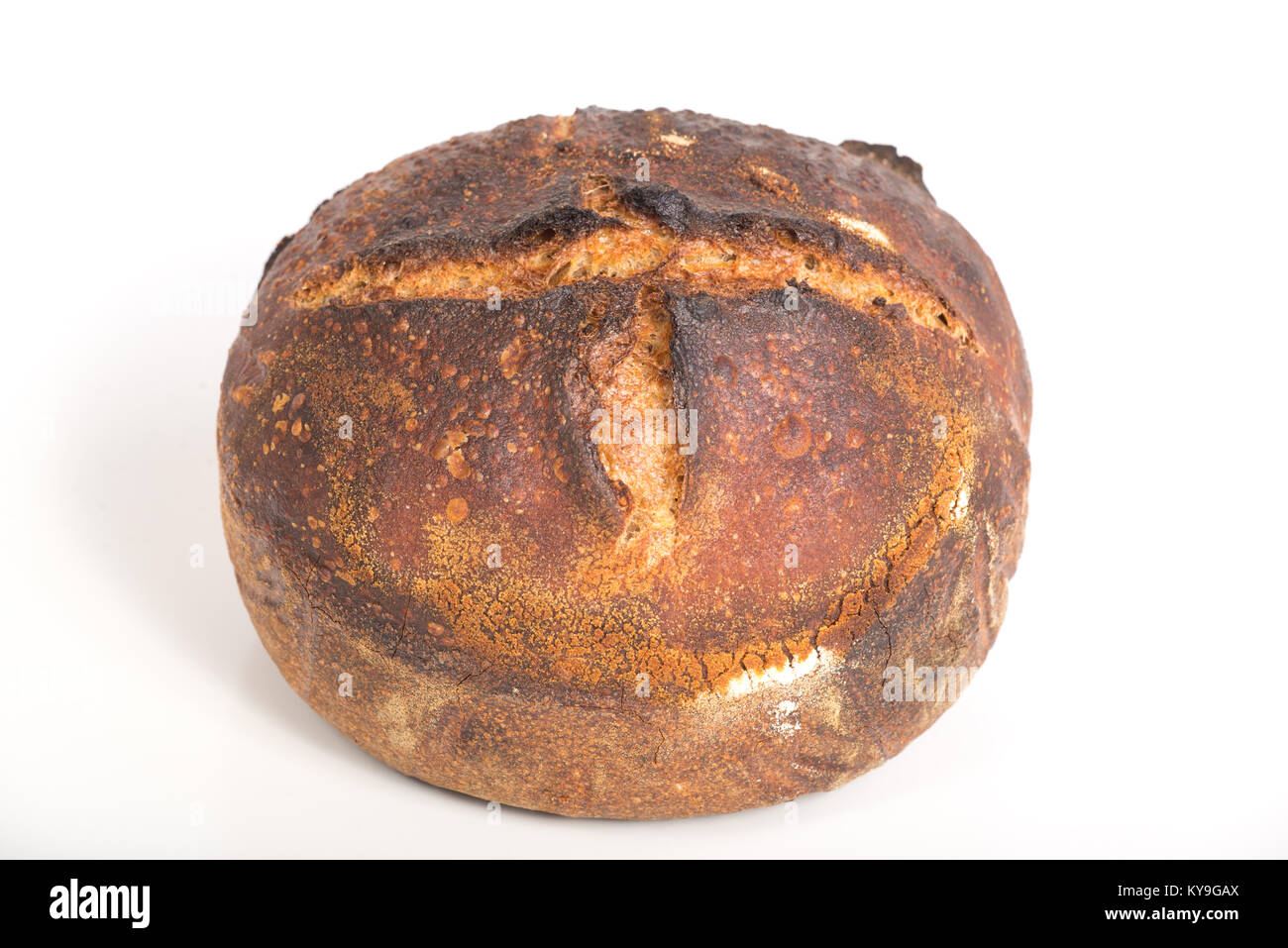 Round bread loaf loafs hi-res stock photography and images - Alamy