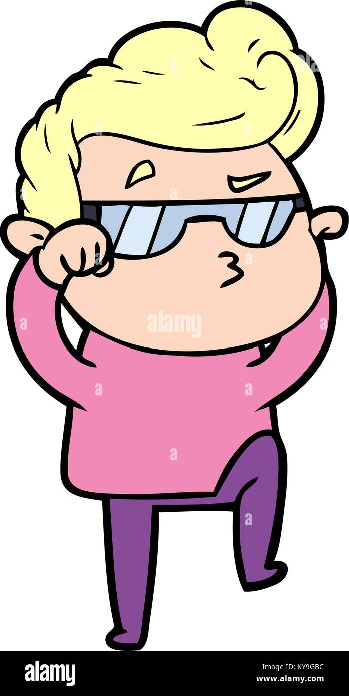 cartoon cool guy Stock Vector Image & Art - Alamy