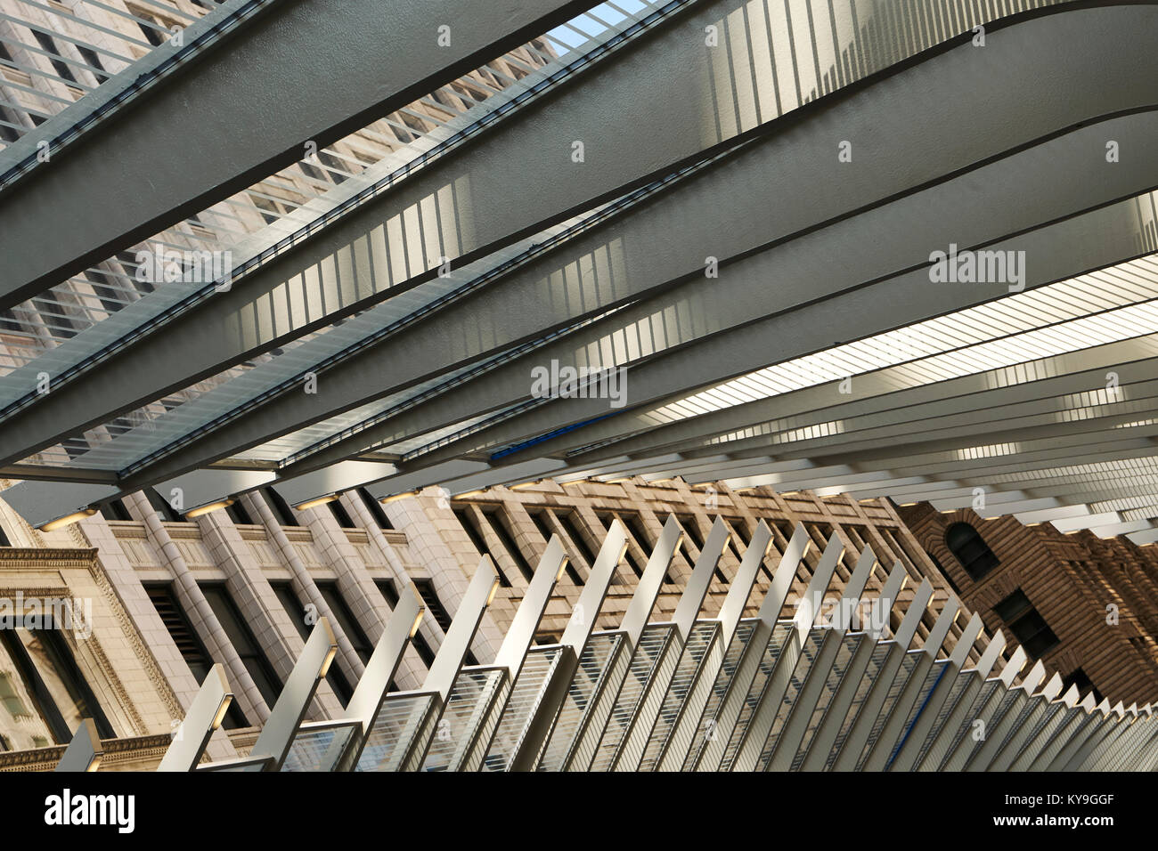 Newest Chicago Loop train station Stock Photo - Alamy