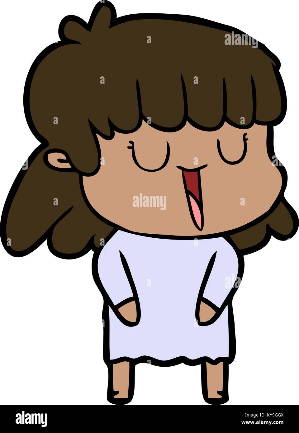 cartoon woman laughing Stock Vector Image & Art - Alamy