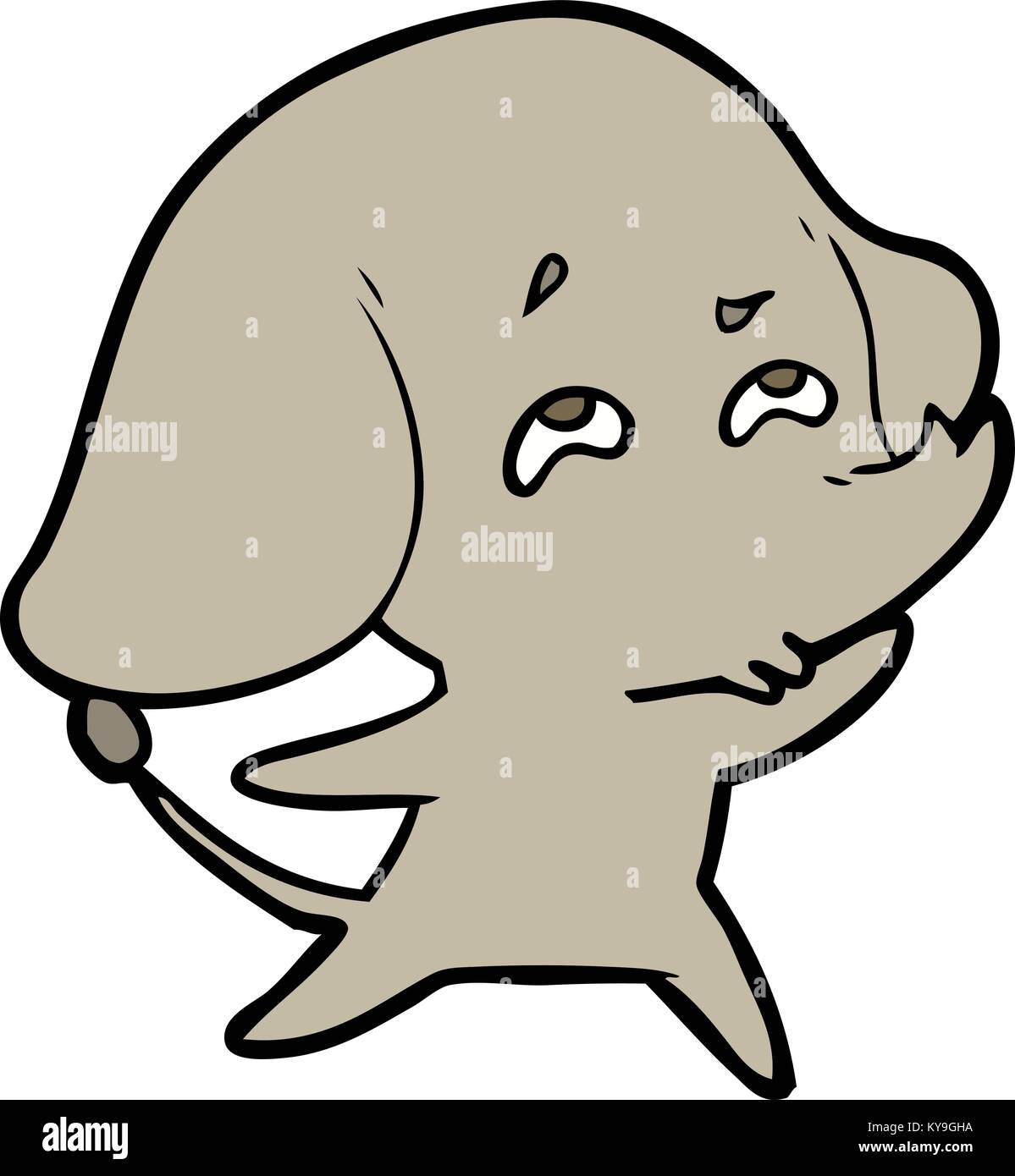 cartoon elephant remembering Stock Vector Image & Art - Alamy