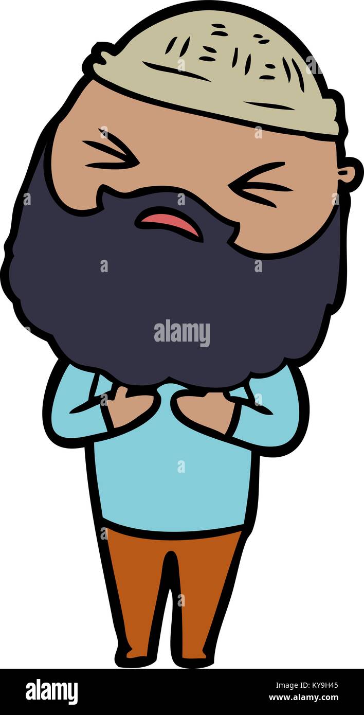 cartoon man with beard Stock Vector Image & Art - Alamy