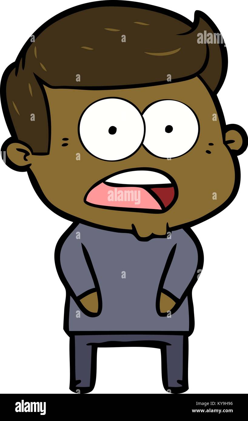 cartoon shocked man Stock Vector Image & Art - Alamy