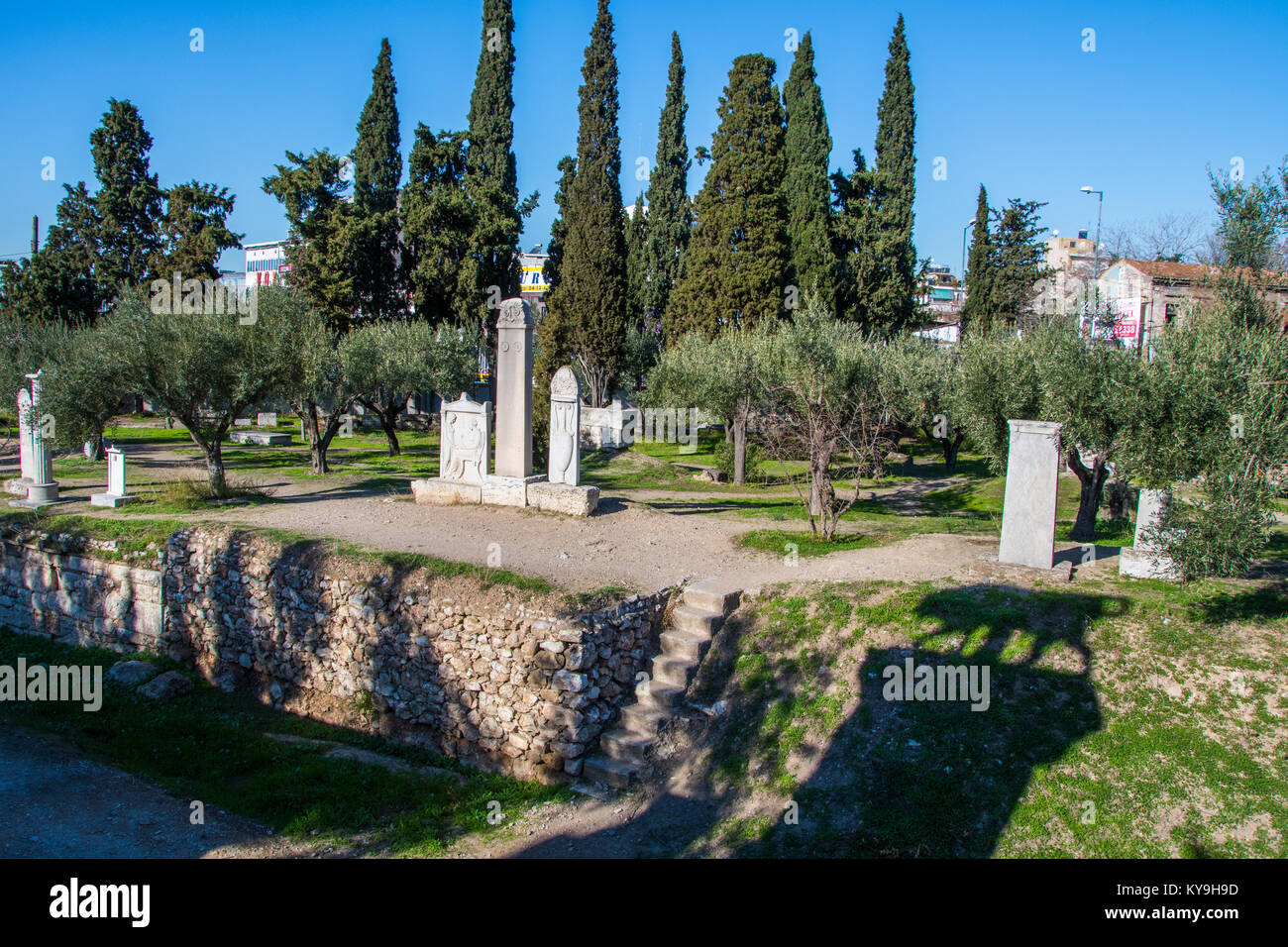 From the ancient cemetery of kerameikos hi-res stock photography and ...