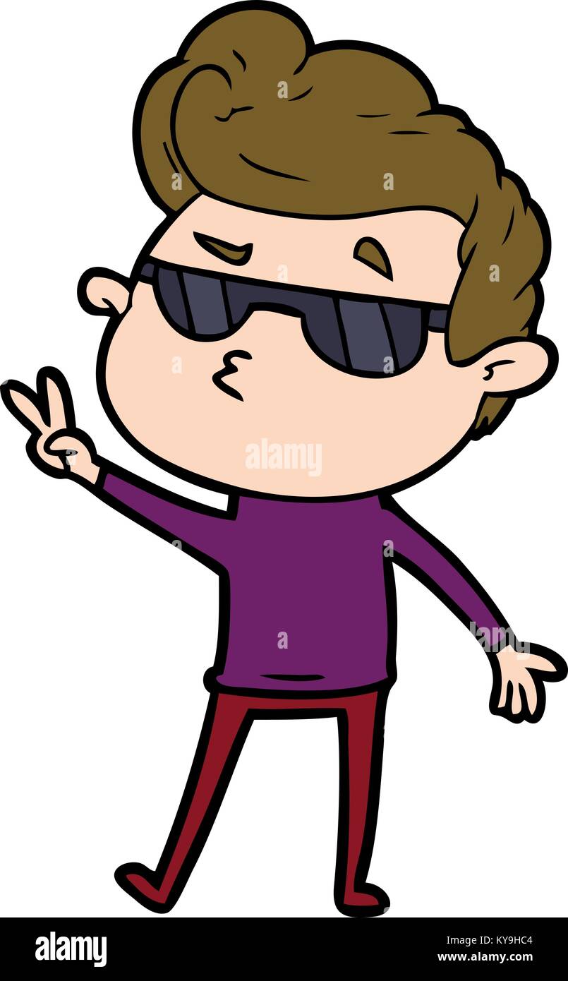 cartoon cool guy Stock Vector Image & Art - Alamy