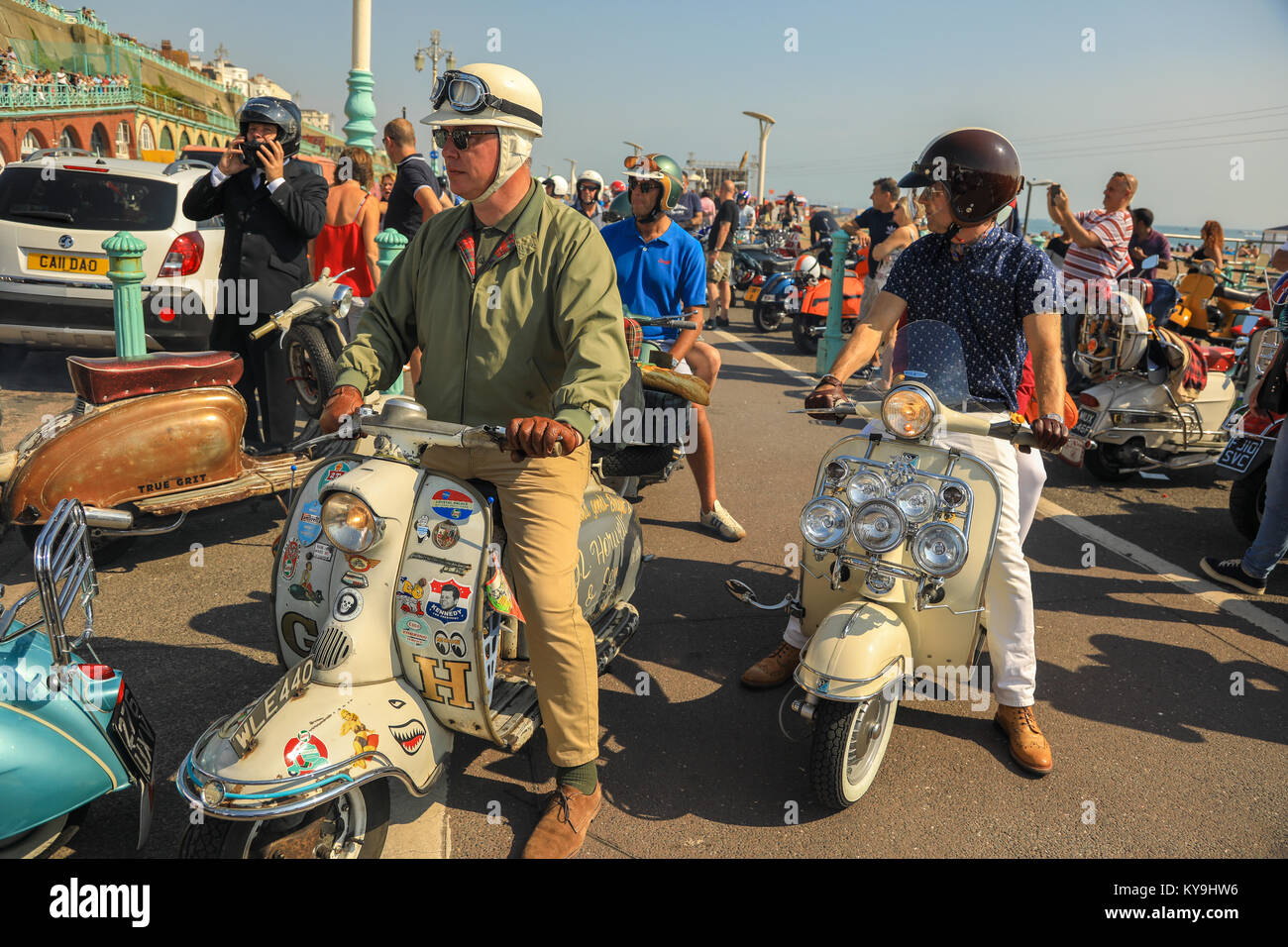 Mods attend annual gathering at the ‘Mods Weekender’ at Brighton ...