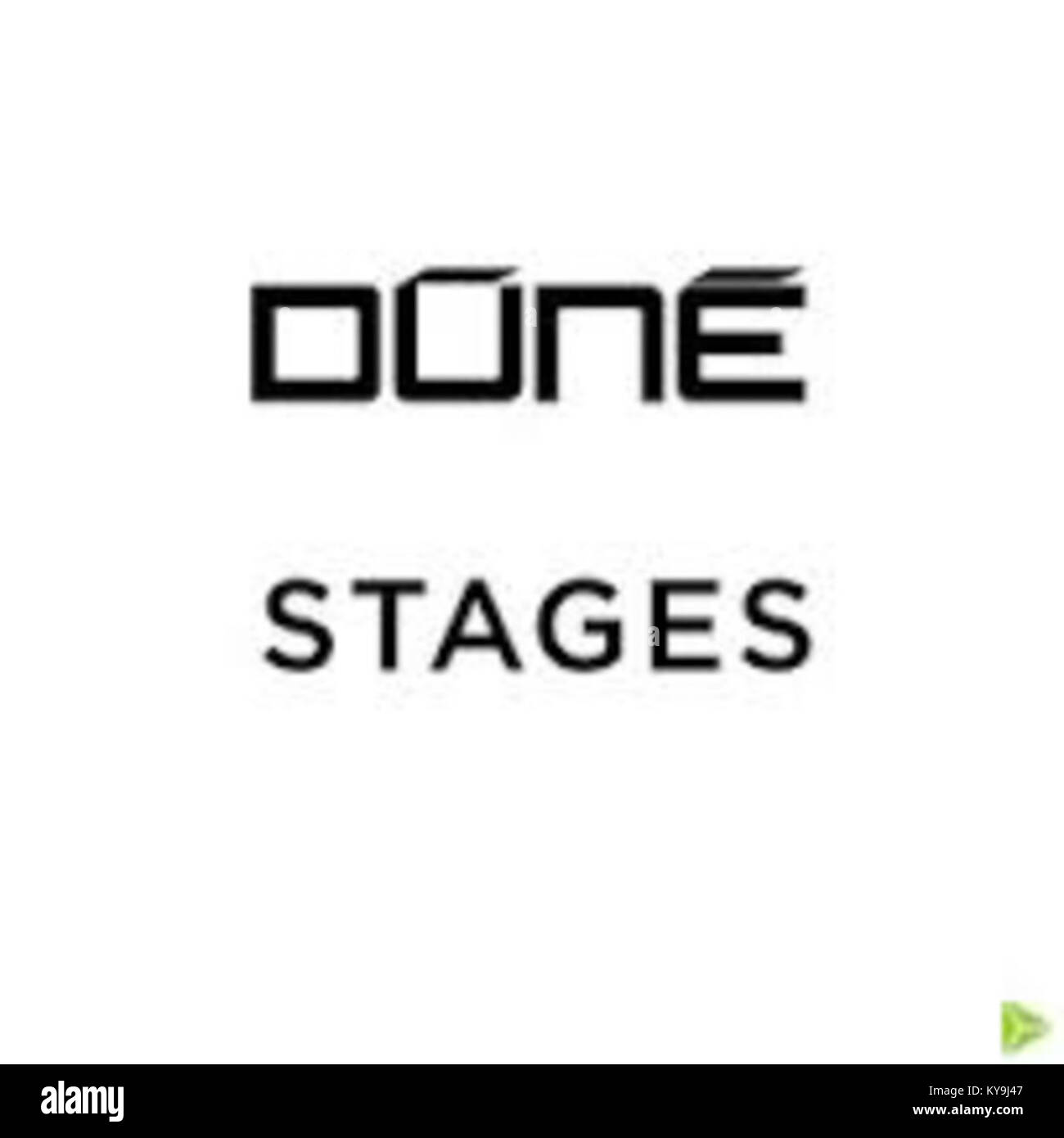 Cover art for *Stages*, a musical album by Dán, depicting an artistic ...