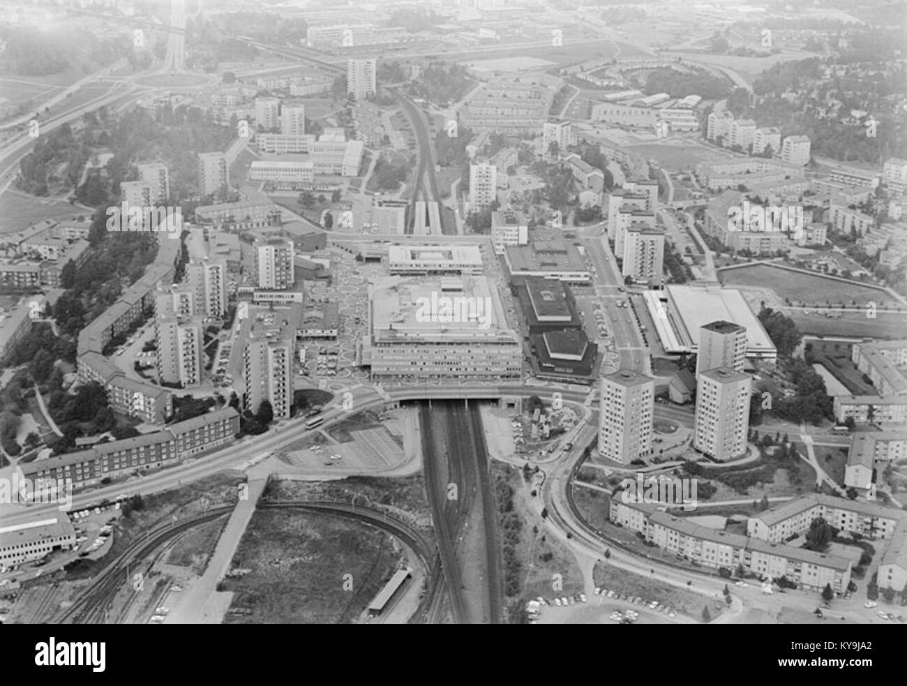 Vällingby, a suburb of Stockholm, Sweden, is an area of historical ...