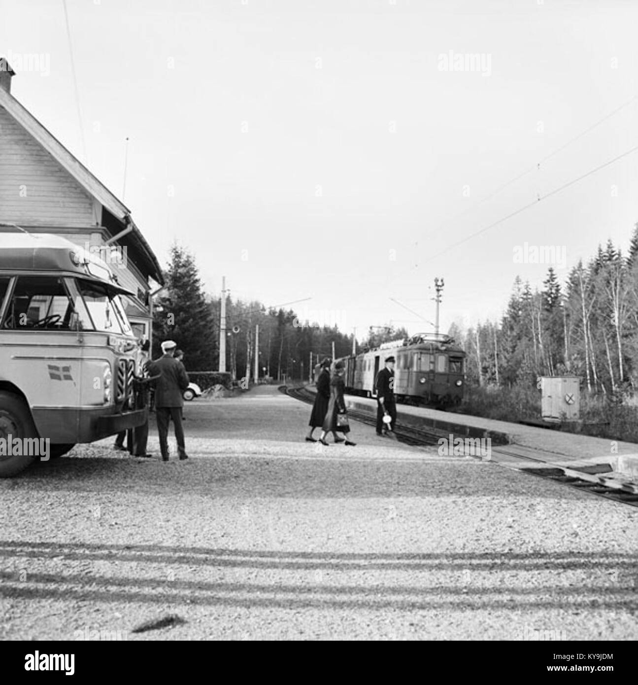 Swedish bus stop public transport hi-res stock photography and images ...