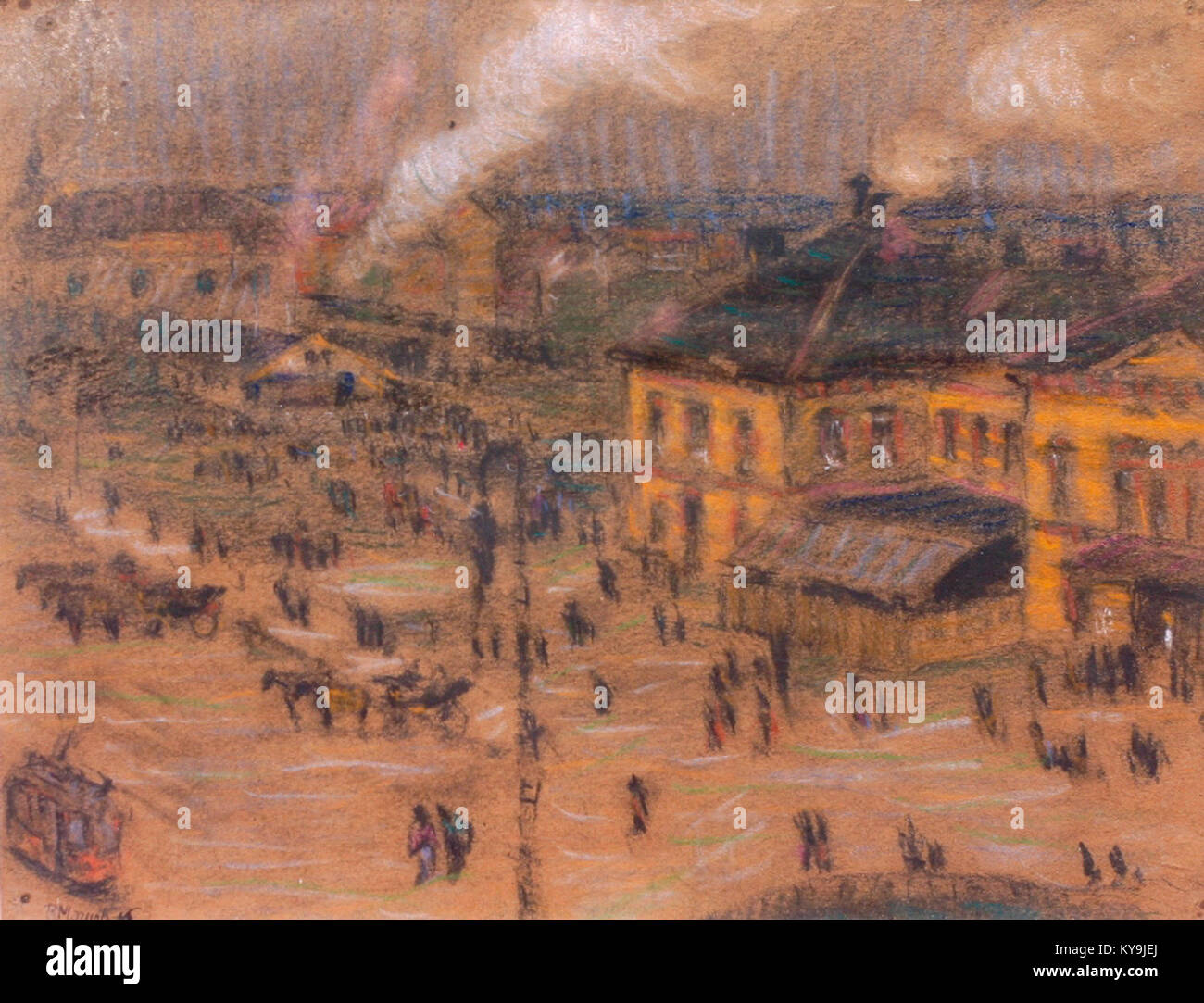 Archival image historic railway landscape hi-res stock photography and ...