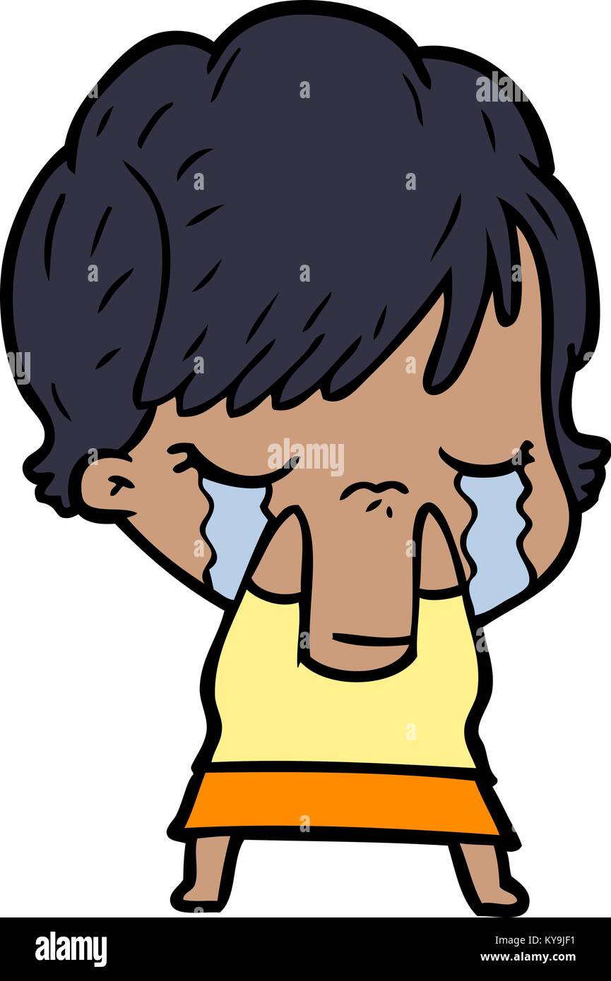 cartoon woman crying Stock Vector Image & Art - Alamy