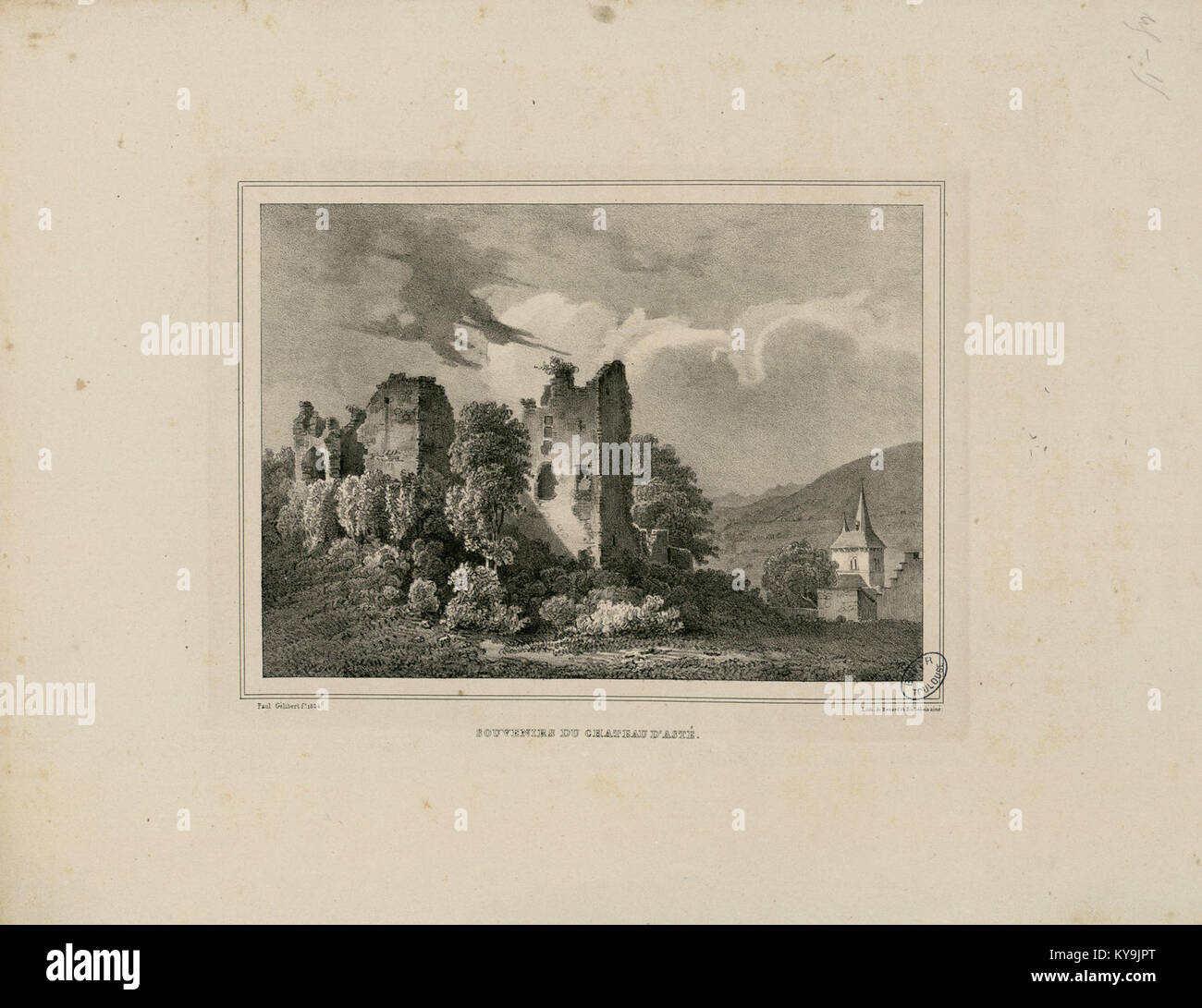 Souvenir du château d'Asté - Fonds Ancely - B315556101 A GELIBERT 3 030 ...