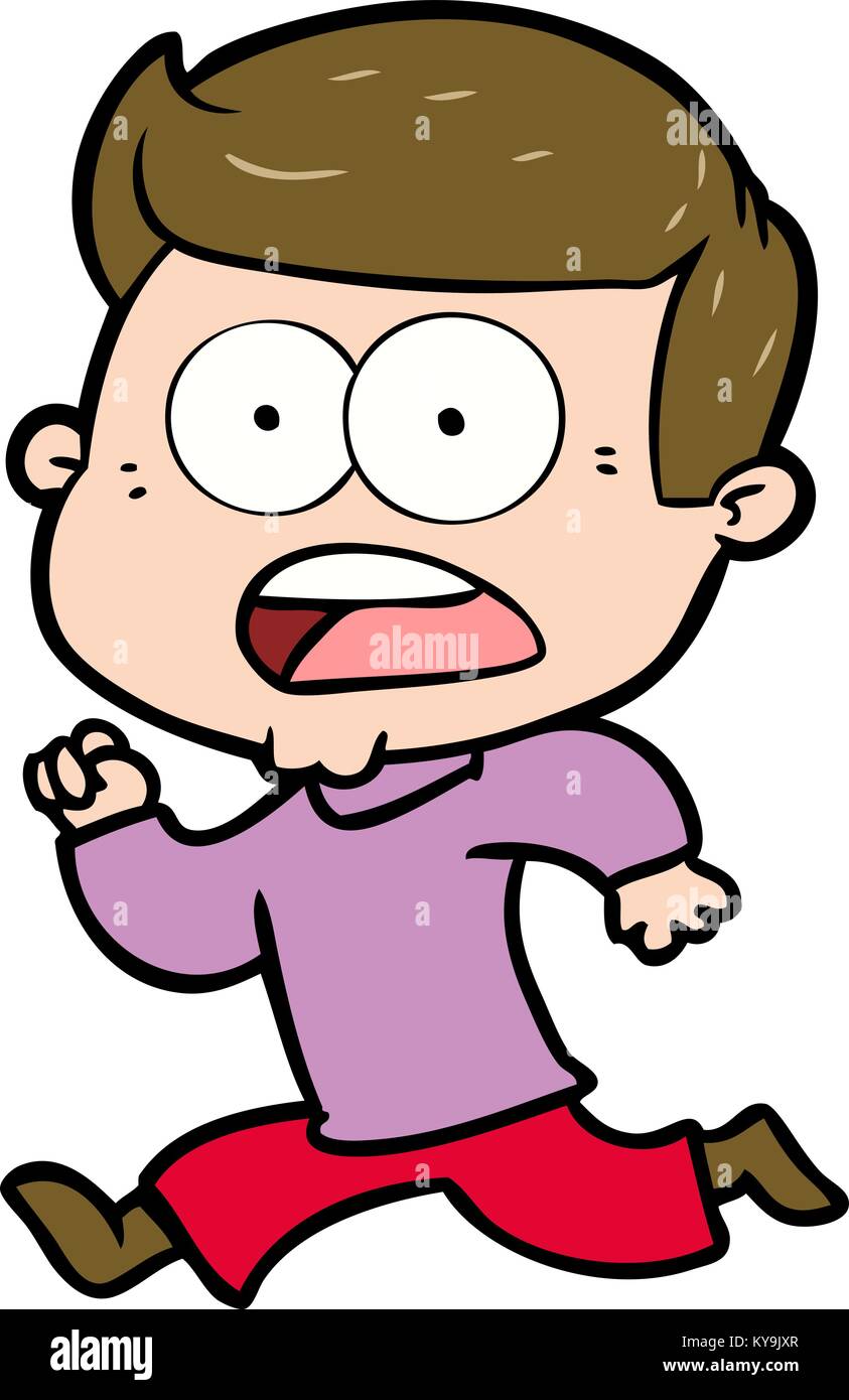 cartoon shocked man Stock Vector Image & Art - Alamy