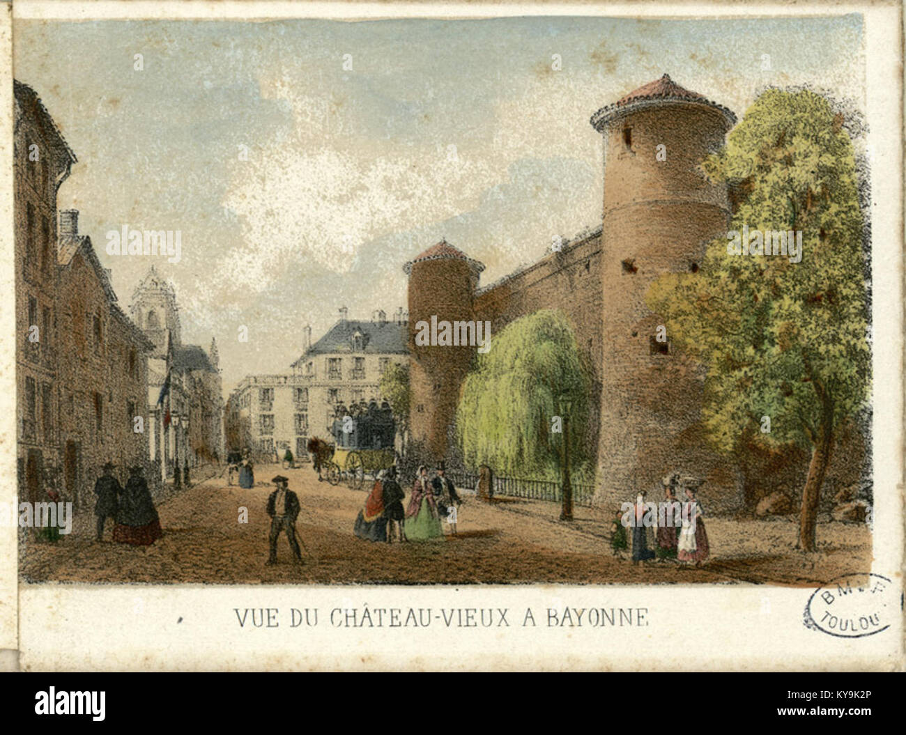 Château-Vieux in Bayonne, France, is an ancient fortress known for its ...