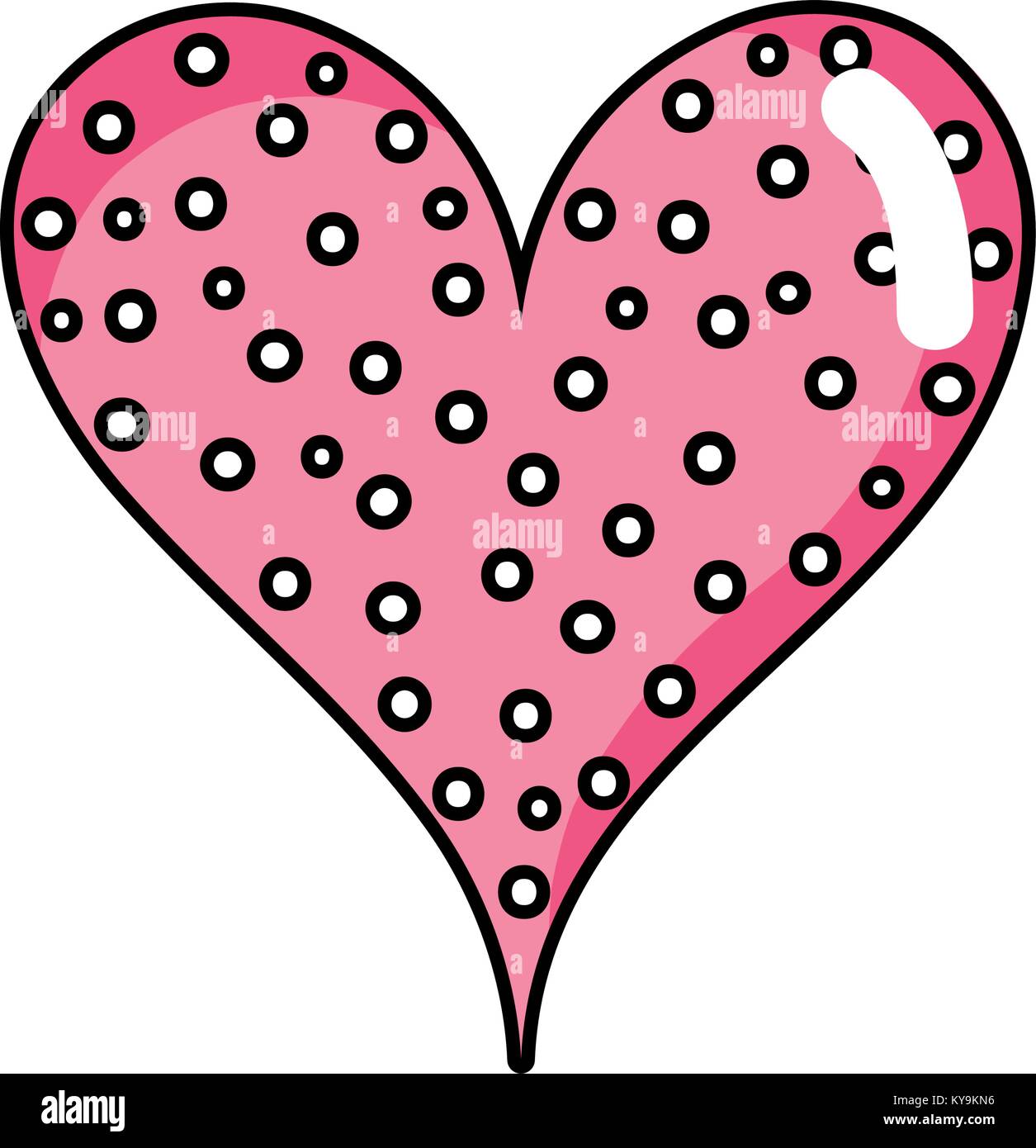 Heart points Stock Vector Images - Alamy