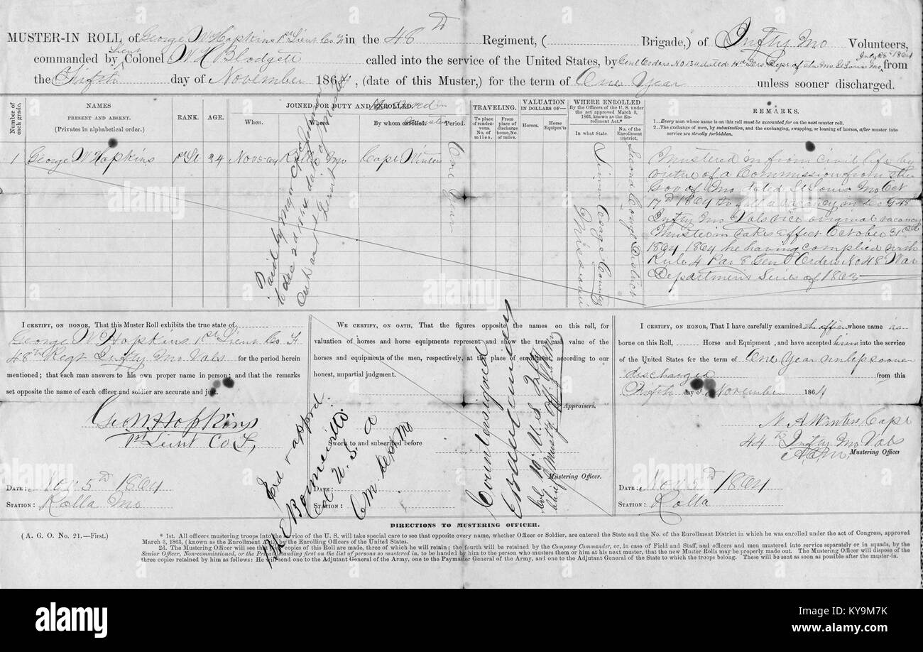 Historical missouri records hi-res stock photography and images - Alamy