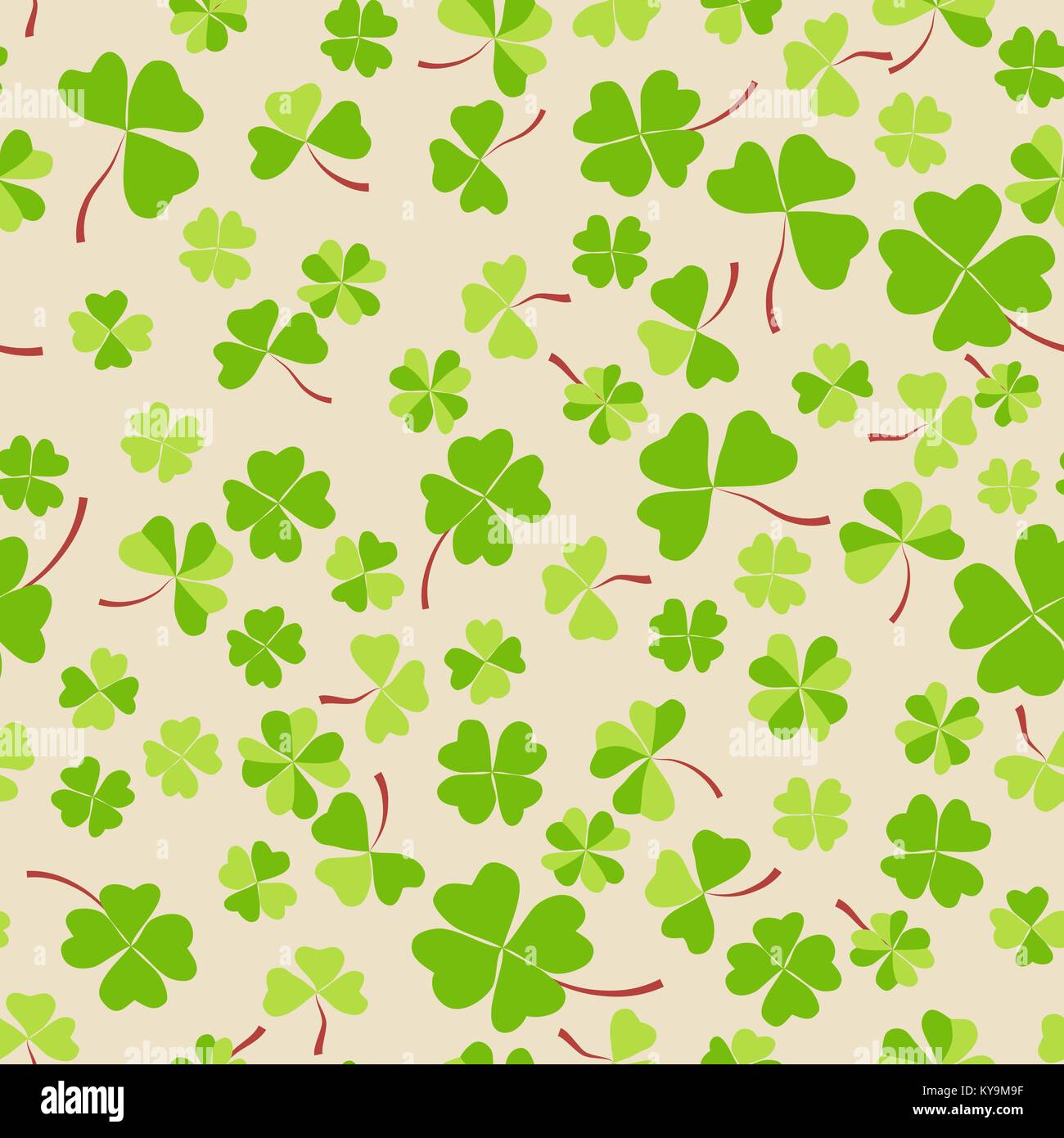 pattern of leaf clover Stock Vector Image & Art - Alamy