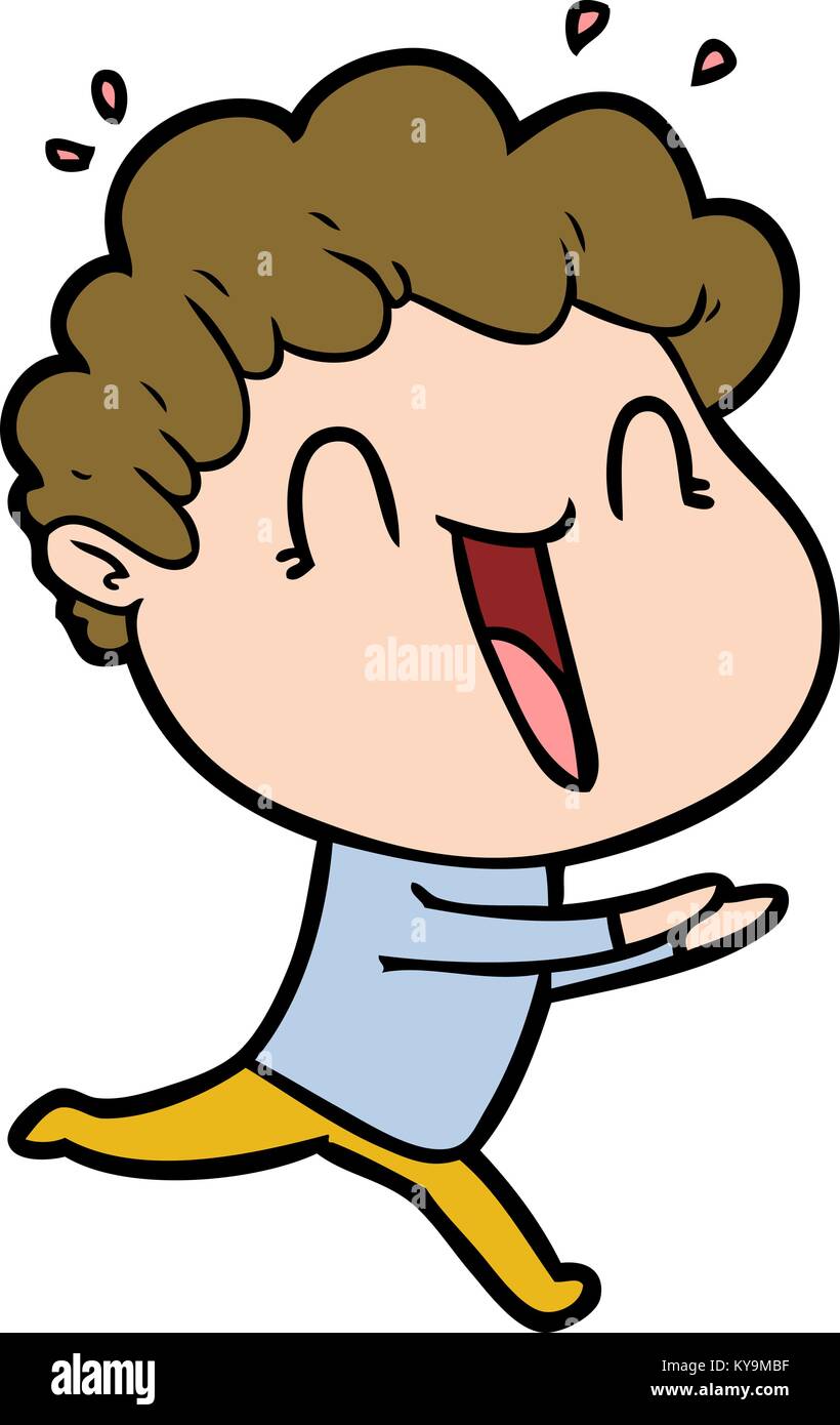 cartoon happy man Stock Vector Image & Art - Alamy