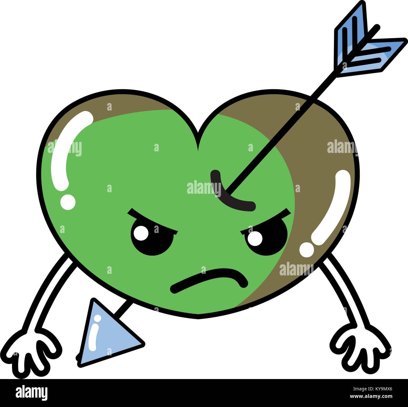 Heart arrow emoji icon Cut Out Stock Images & Pictures - Alamy