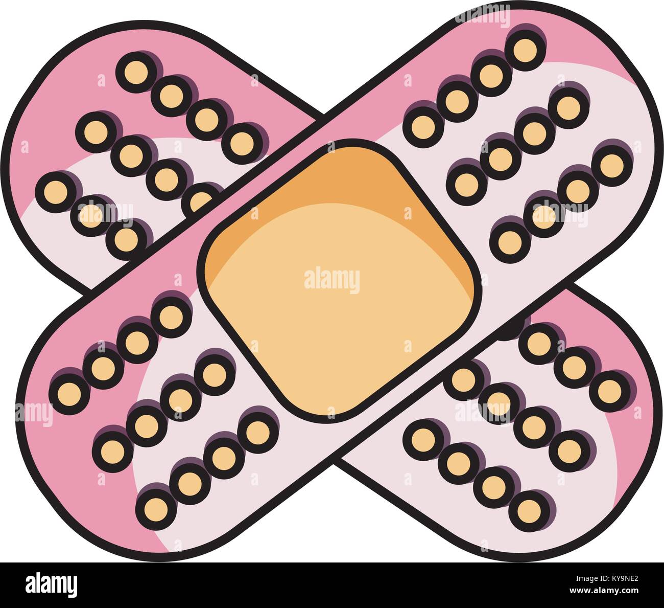 Band aid patch in Stock Vector Images - Alamy