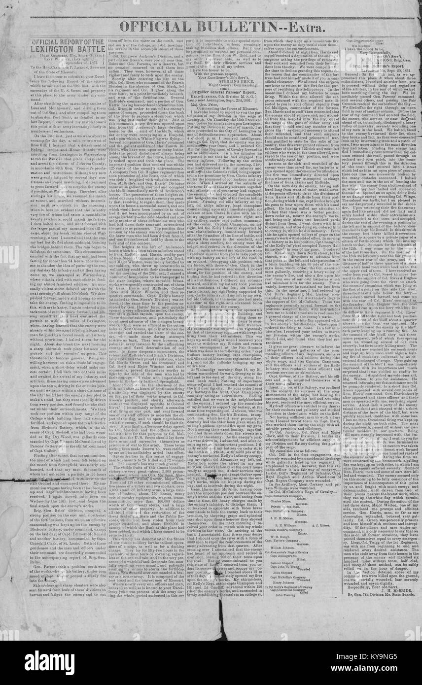 Official bulletin hi-res stock photography and images - Alamy