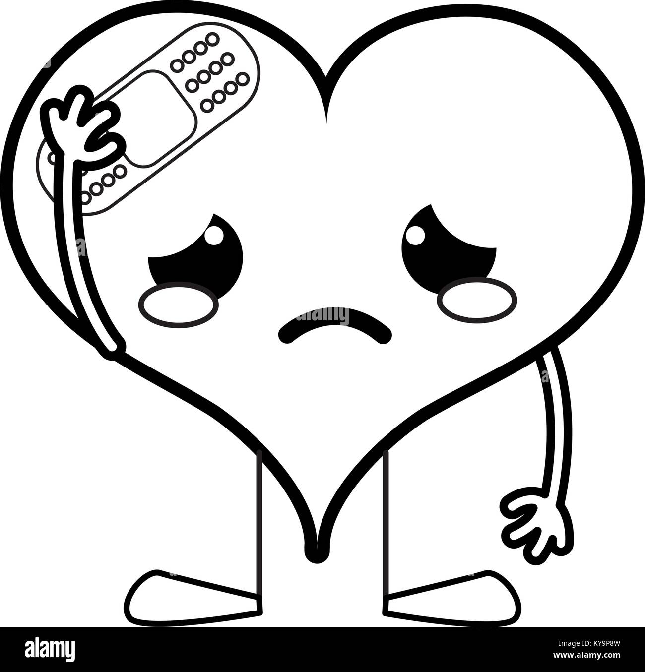 Crying heart hi-res stock photography and images - Alamy