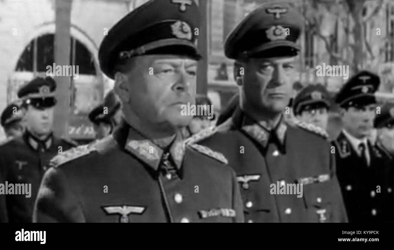 A promotional still from the trailer of 'The Longest Day,' featuring ...