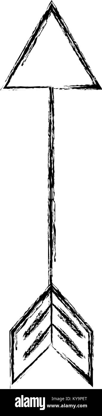 figure arrow element with pointer design art Stock Vector Image & Art ...