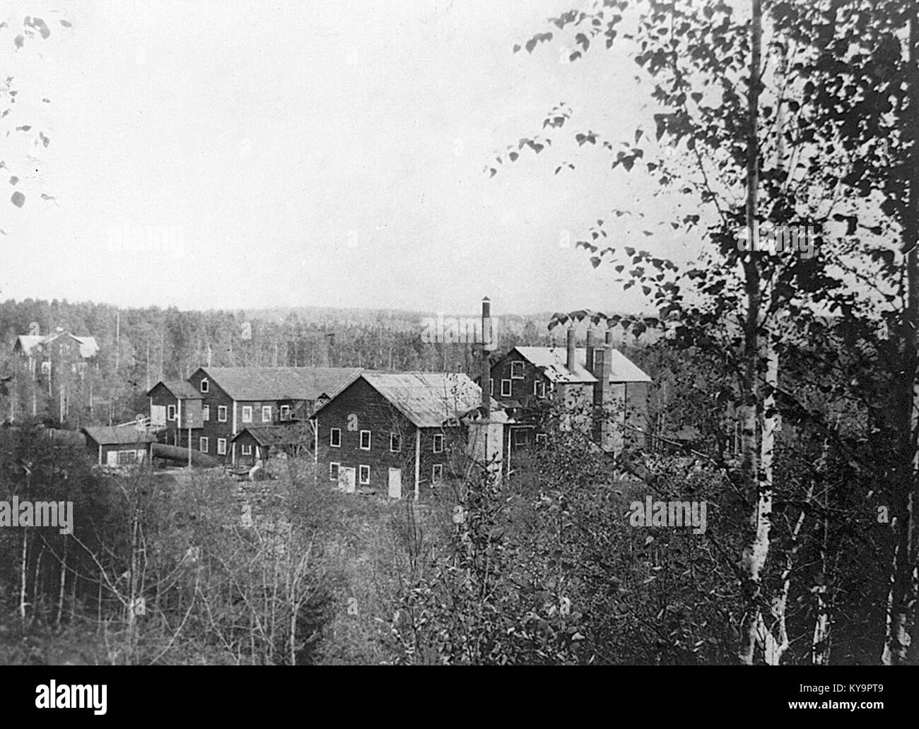 Oforsen träsliperi is a historical Swedish wood pulp mill located by ...
