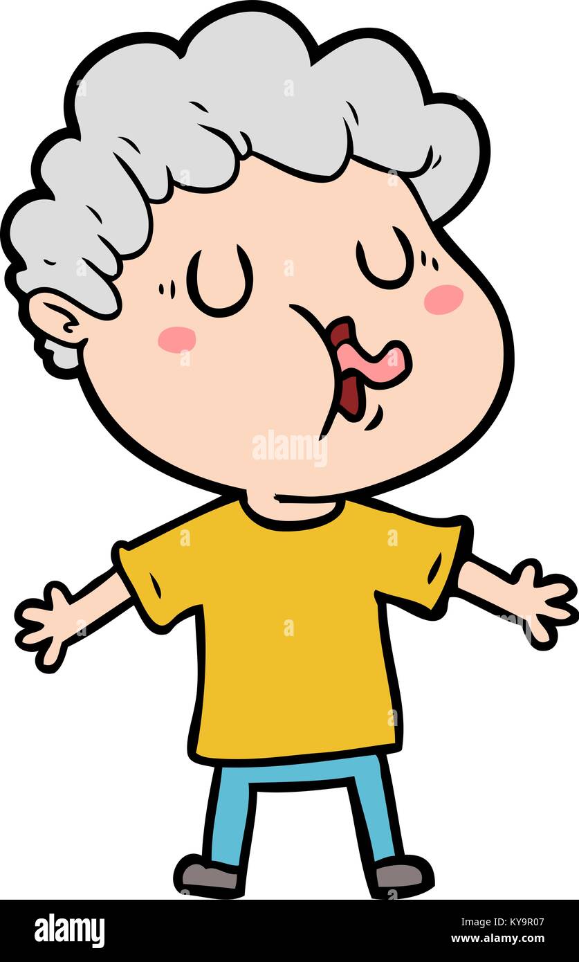 cartoon man singing Stock Vector Image & Art - Alamy