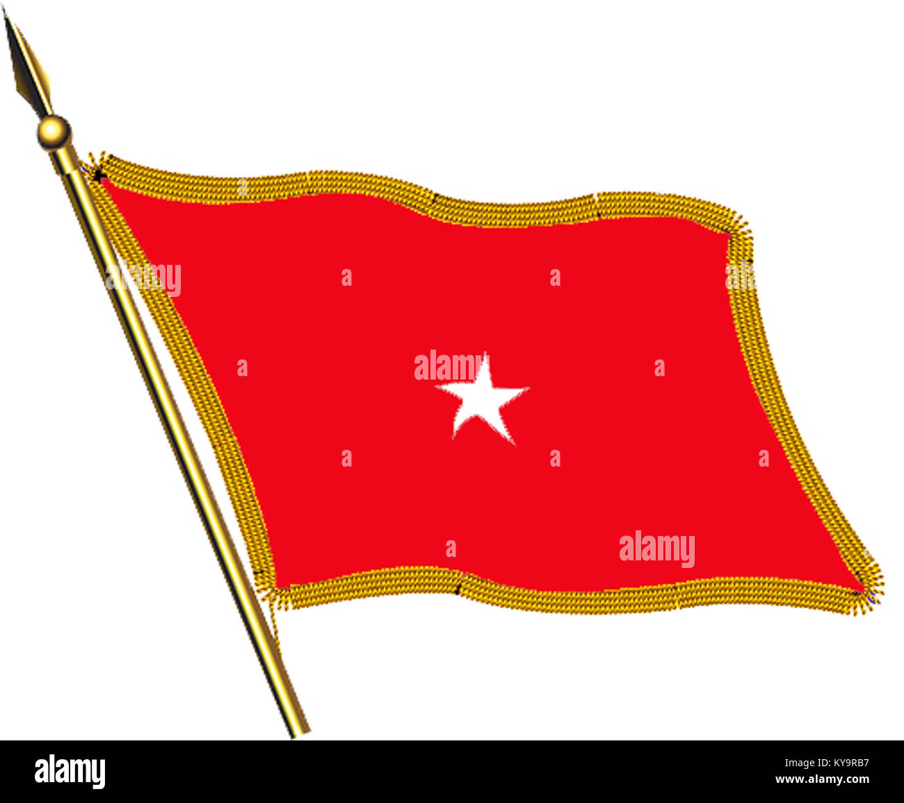 Philippine Marine Corps Brigadier General's Flag Stock Photo - Alamy