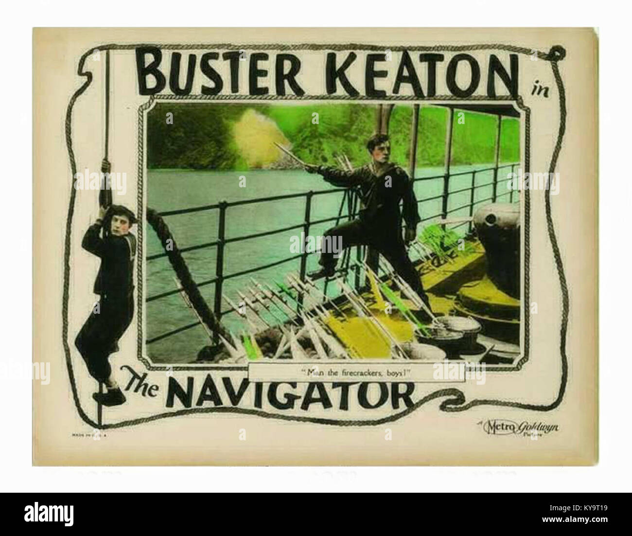 A promotional poster for 'The Navigator' depicts themes of navigation ...