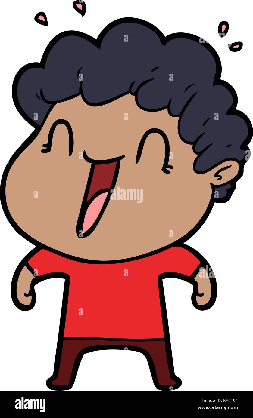 cartoon happy man Stock Vector Image & Art - Alamy