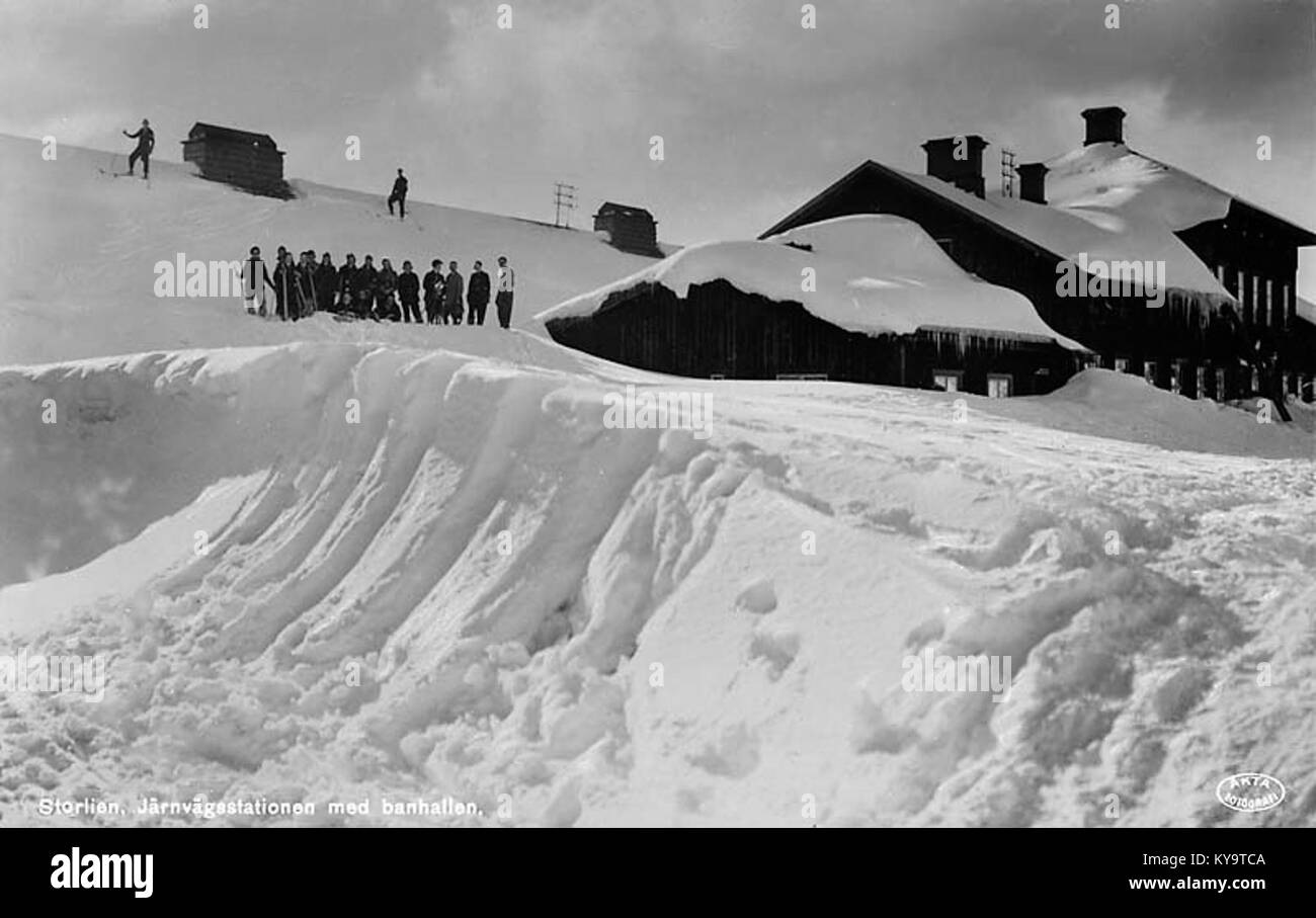 A view of Storlien in Sweden, documenting the location's landscape and ...