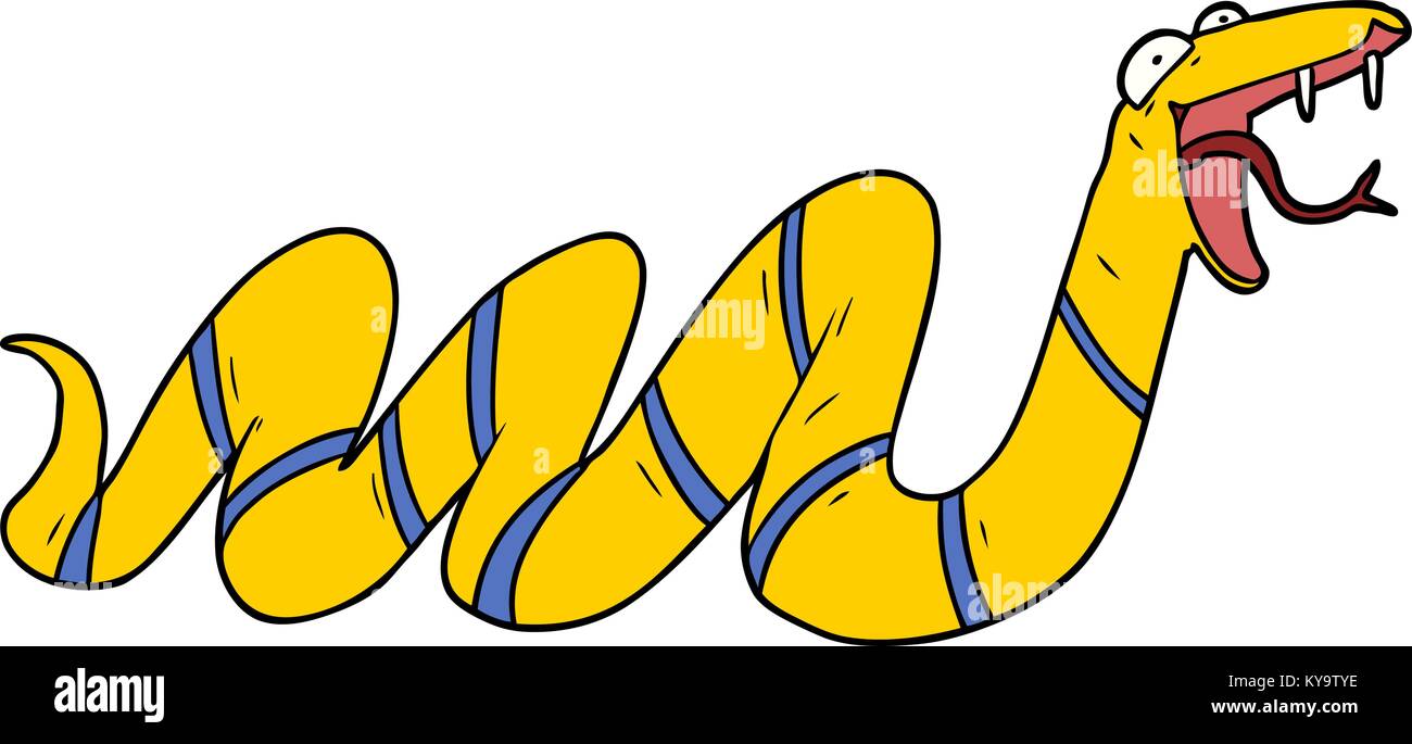 cartoon crawling snake Stock Vector Image & Art - Alamy