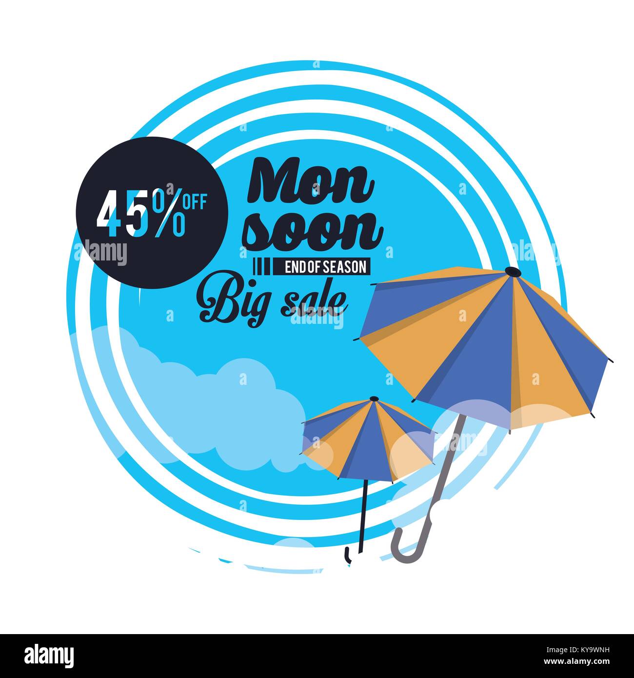 Summer summer monsoon Cut Out Stock Images & Pictures - Alamy