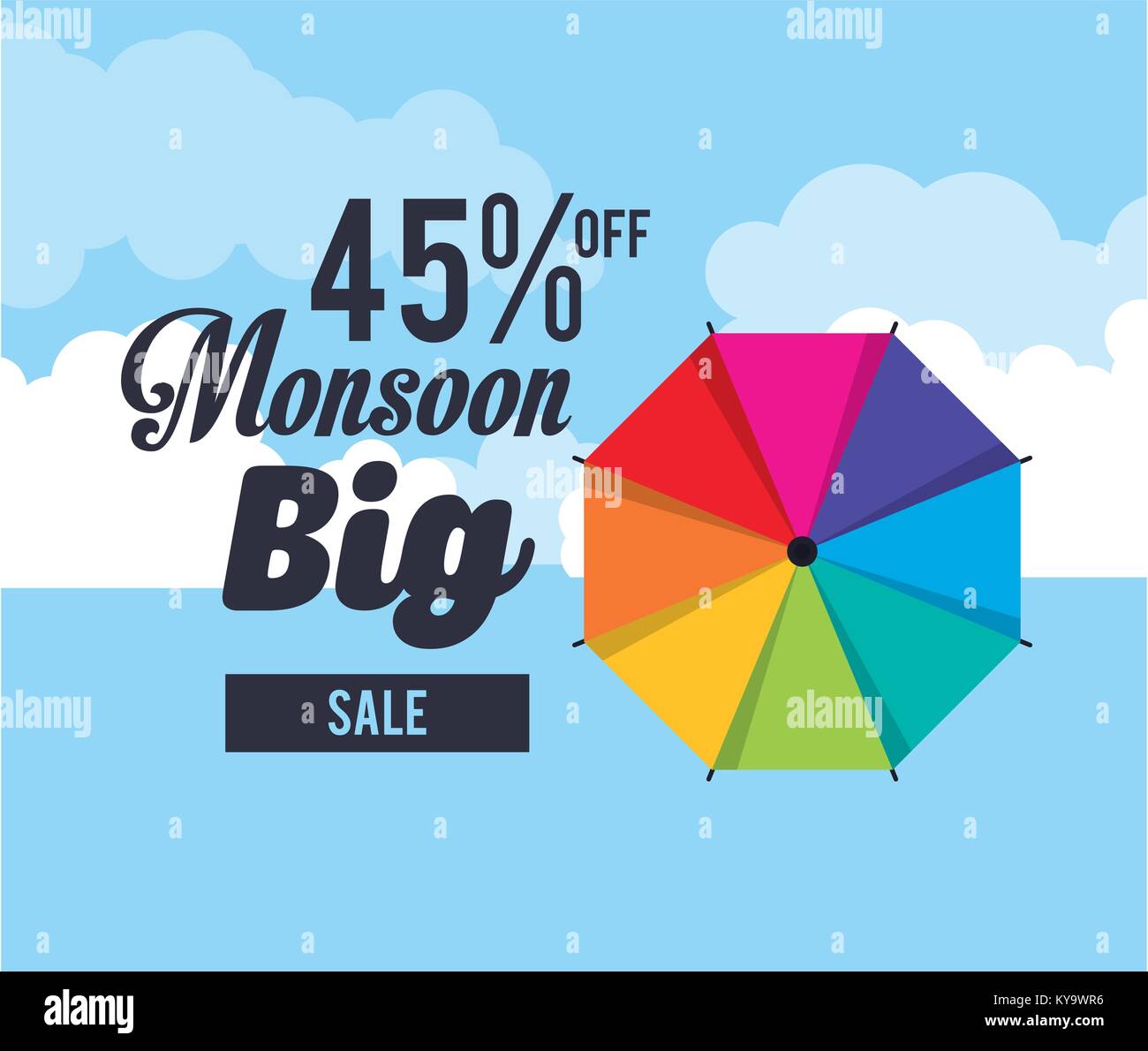 Monsoon big sales and discounts Stock Vector Image & Art - Alamy