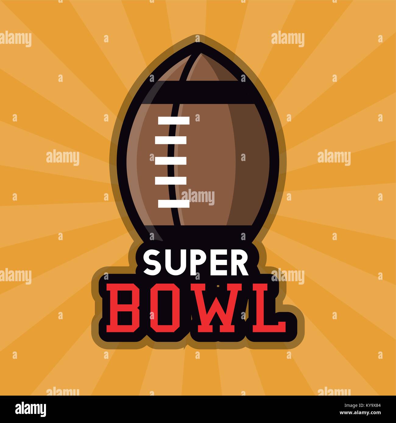 American football bowl tournament Stock Vector Image & Art - Alamy