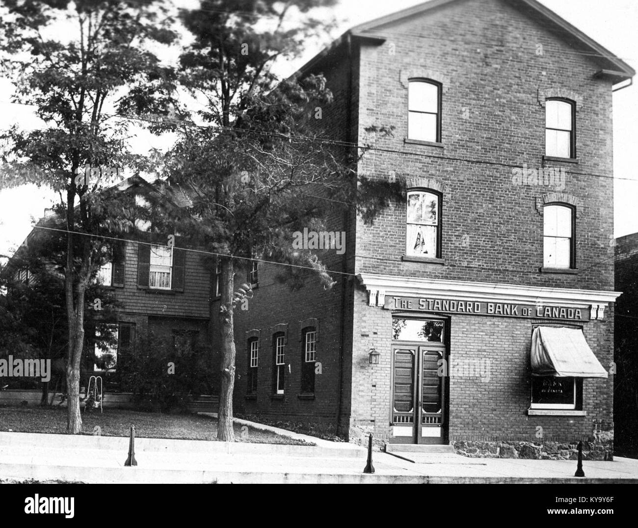 The Standard Bank of Canada building in Markham, Ontario, photographed ...