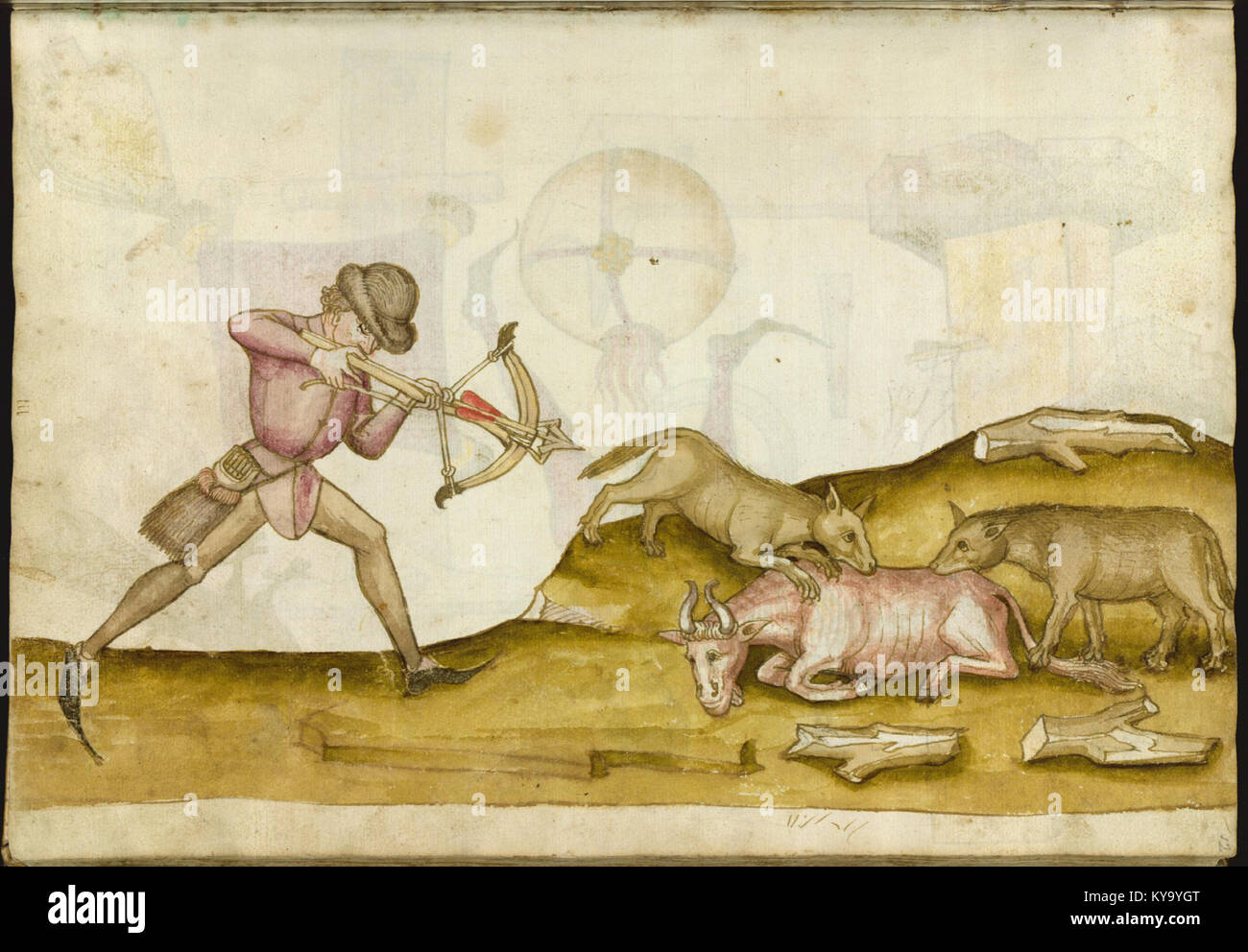 Medieval fencing manuscript hi-res stock photography and images - Alamy
