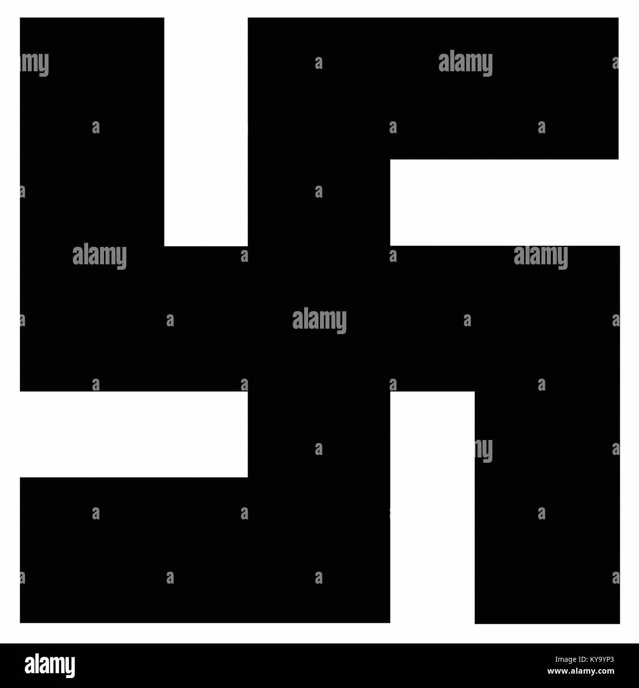 This symbol is a variation of the swastika, recognized for its ...