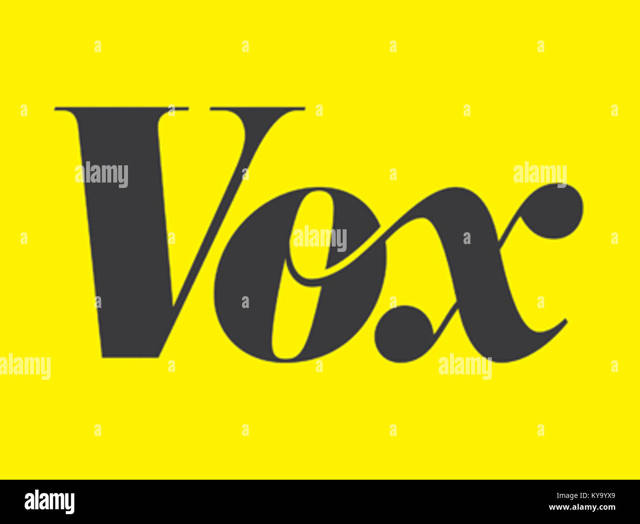 The Vox logo represents the branding of the popular American news and ...