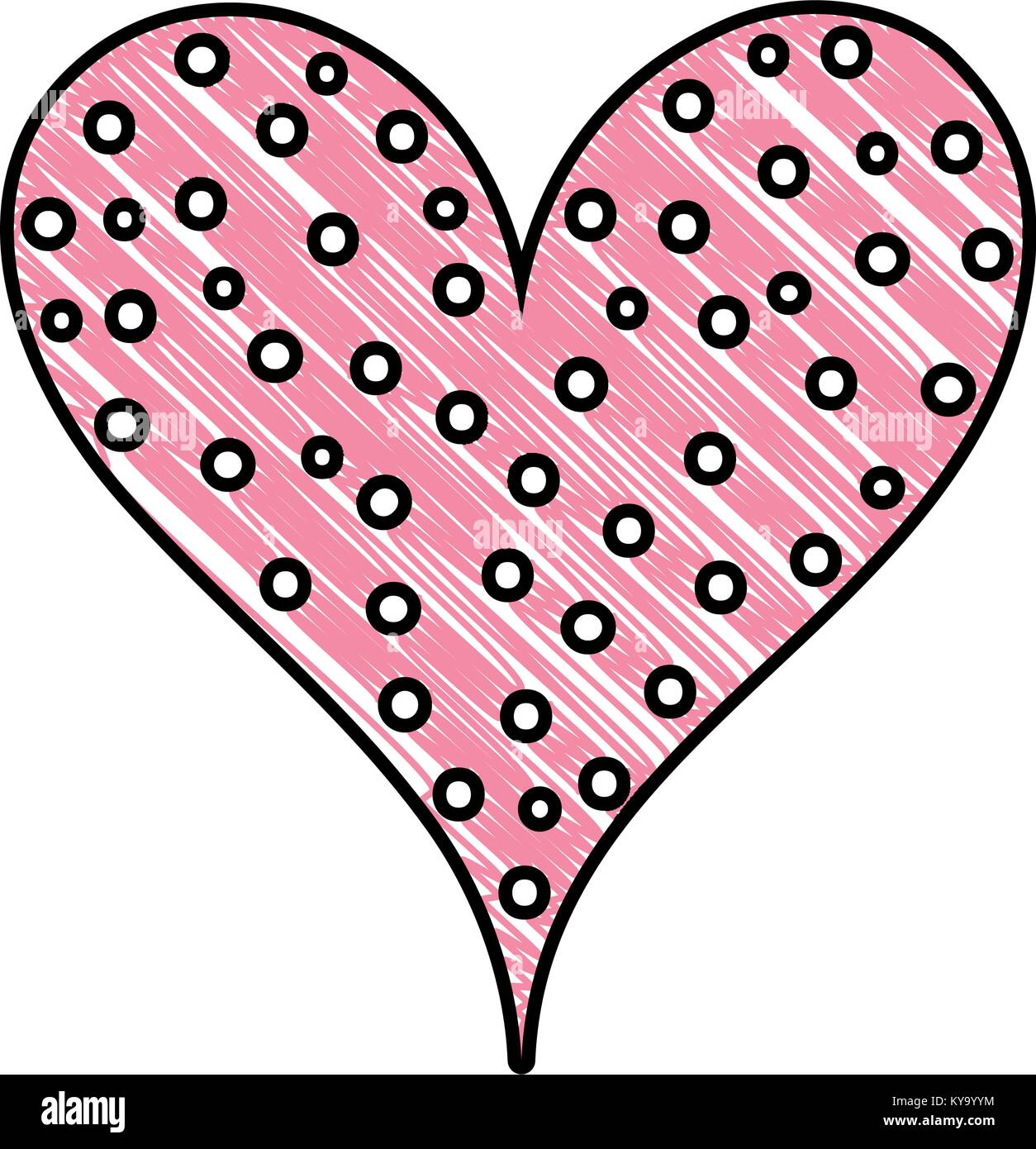 Heart points Stock Vector Images - Alamy