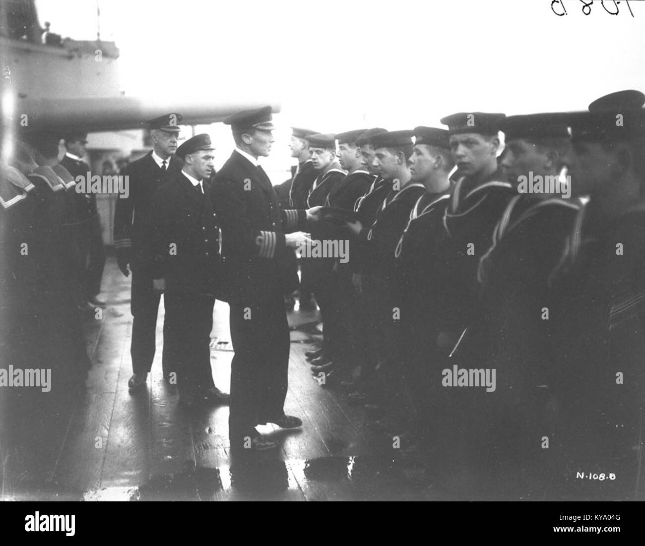 Wartime military inspection Black and White Stock Photos & Images - Alamy