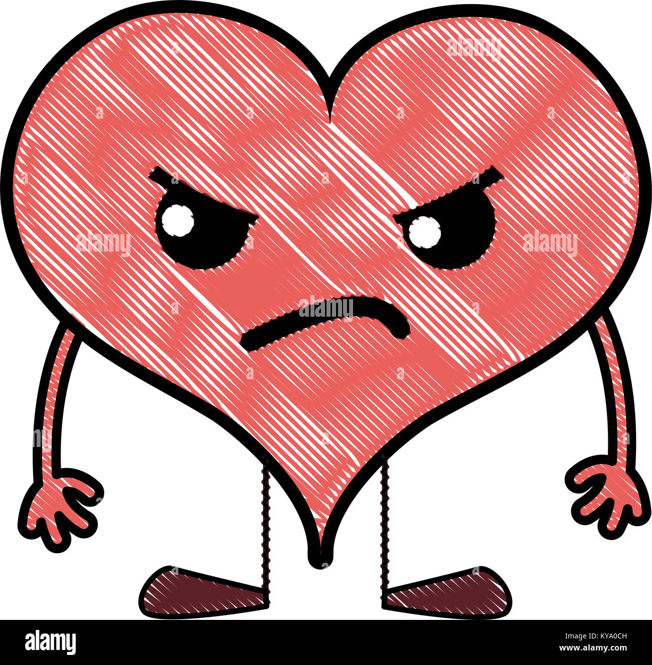 Angry heart hi-res stock photography and images - Alamy