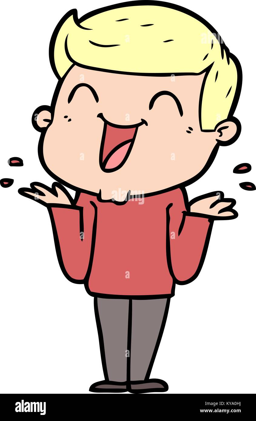 cartoon man laughing Stock Vector Image & Art - Alamy
