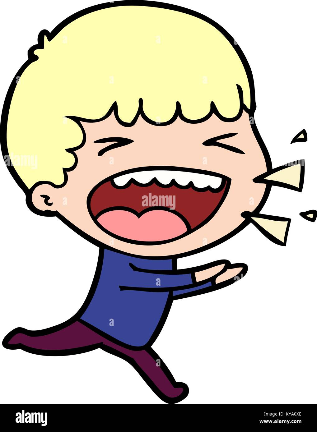 cartoon laughing man Stock Vector Image & Art - Alamy
