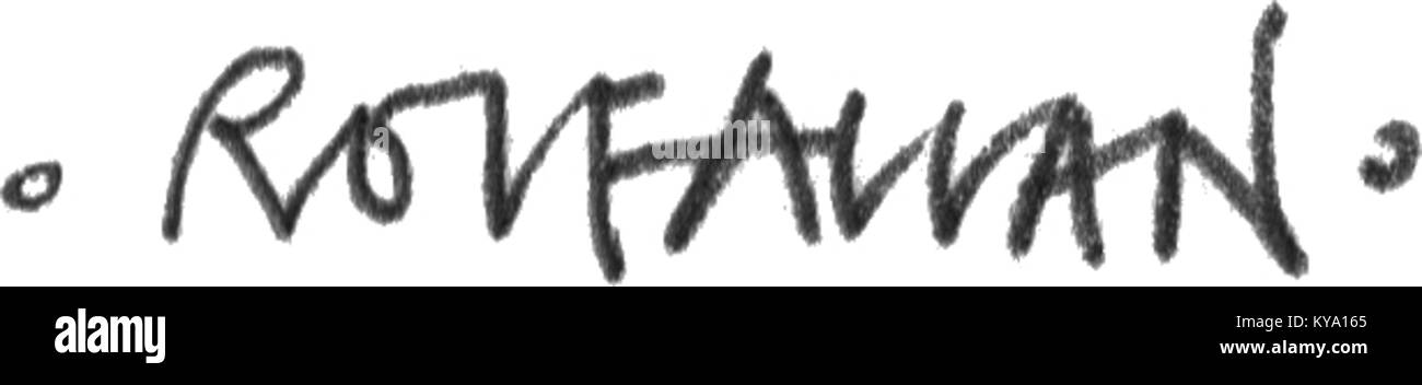 Signature fan hi-res stock photography and images - Alamy